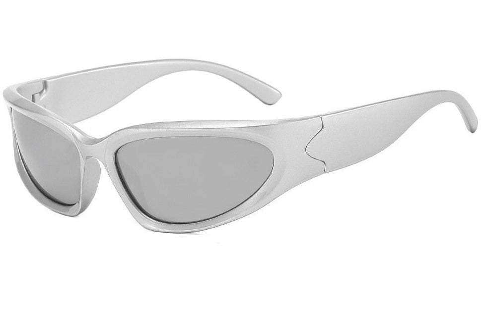 Women's Punk Rectangular 'Kelly Eye Wear' Plastic Sunglasses — Eye Shop ...