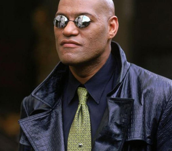 Men's Morpheus' Round Rimless Clip On The Matrix ' Metal Sunglasses ...